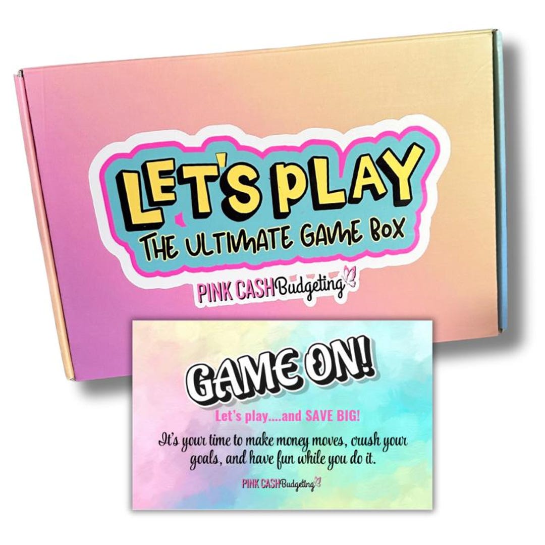The Ultimate Game Box Savings Challenge - Etsy