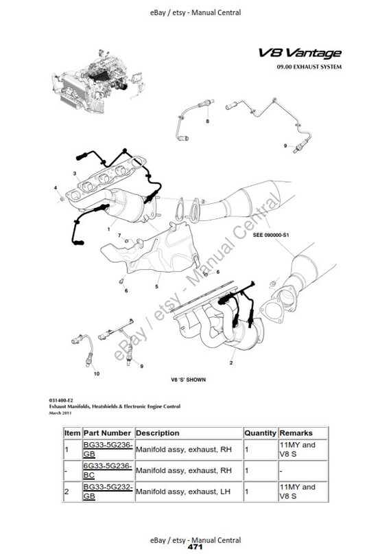 V8 Engine Parts Diagram