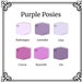 Polymer Clay Color Mixing Tutorial | Pretty Purple Posies Palette ...