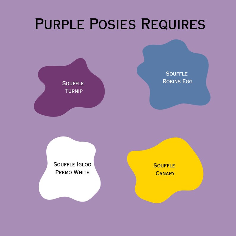 Polymer Clay Color Mixing Tutorial | Pretty Purple Posies Palette ...