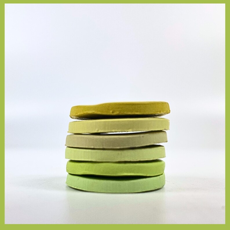 Polymer Clay Color Mixing Tutorial | Soft Greens of Spring Color ...