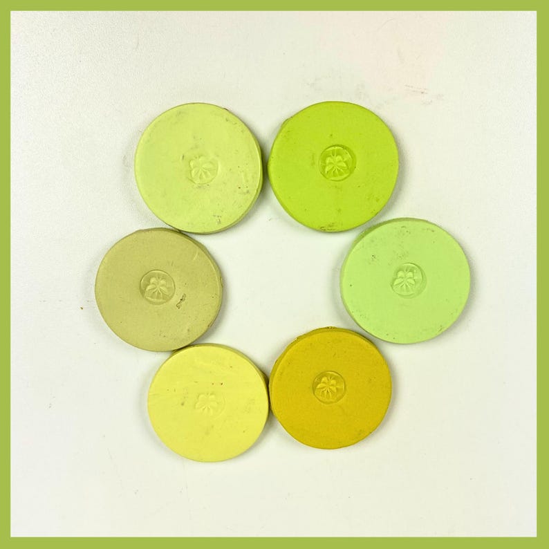 Polymer Clay Color Mixing Tutorial | Soft Greens of Spring Color ...