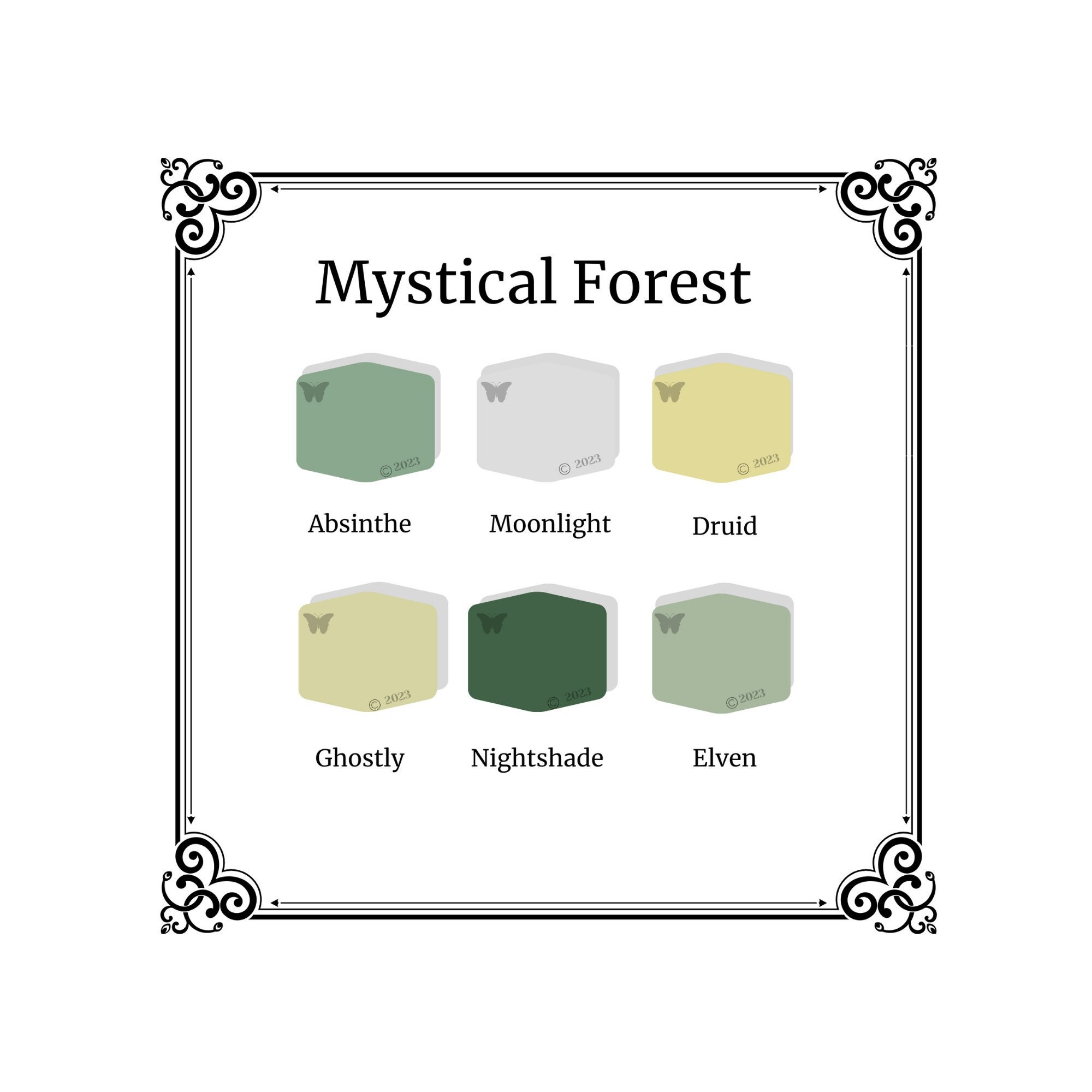 Polymer Clay Color Mixing Tutorial | Quiet Mystical Forest Palette ...