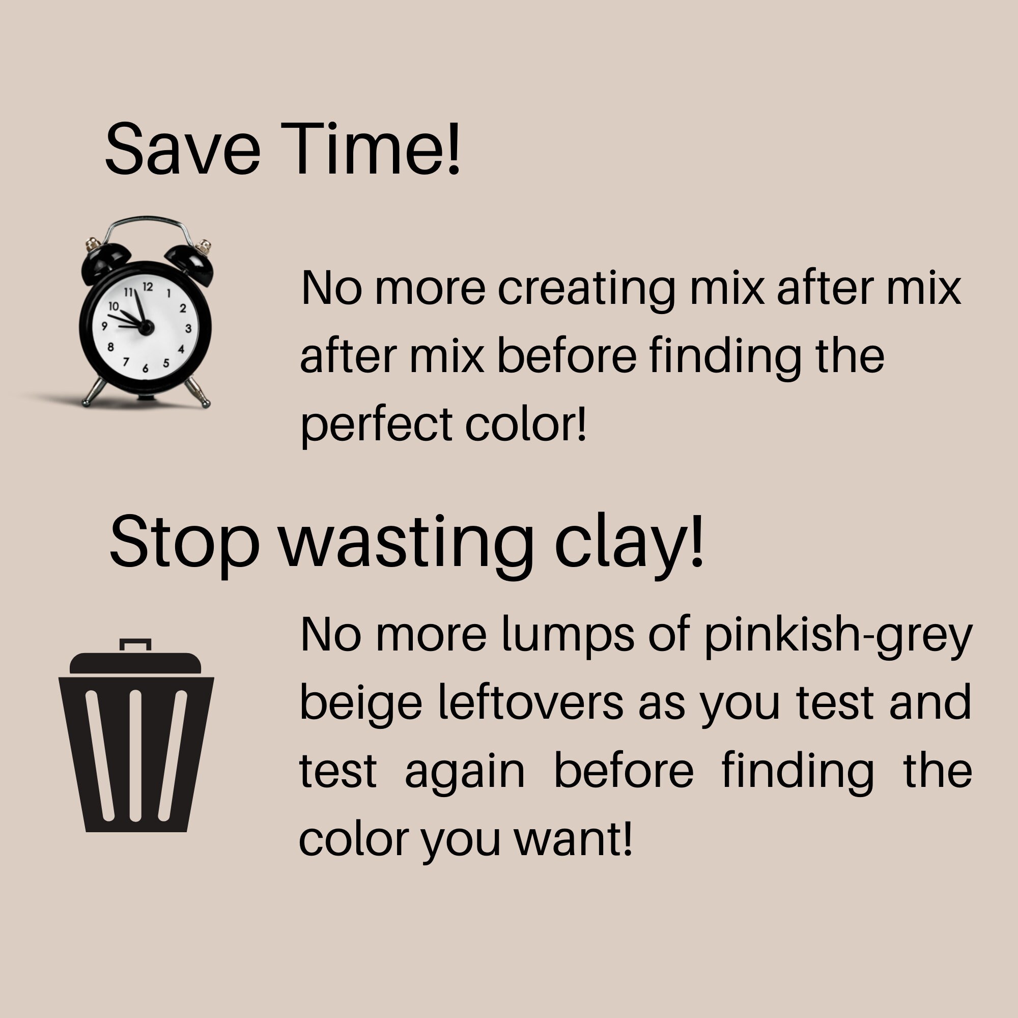 Polymer Clay Color Mixing Tutorial | Soft Neutral Color Palette ...