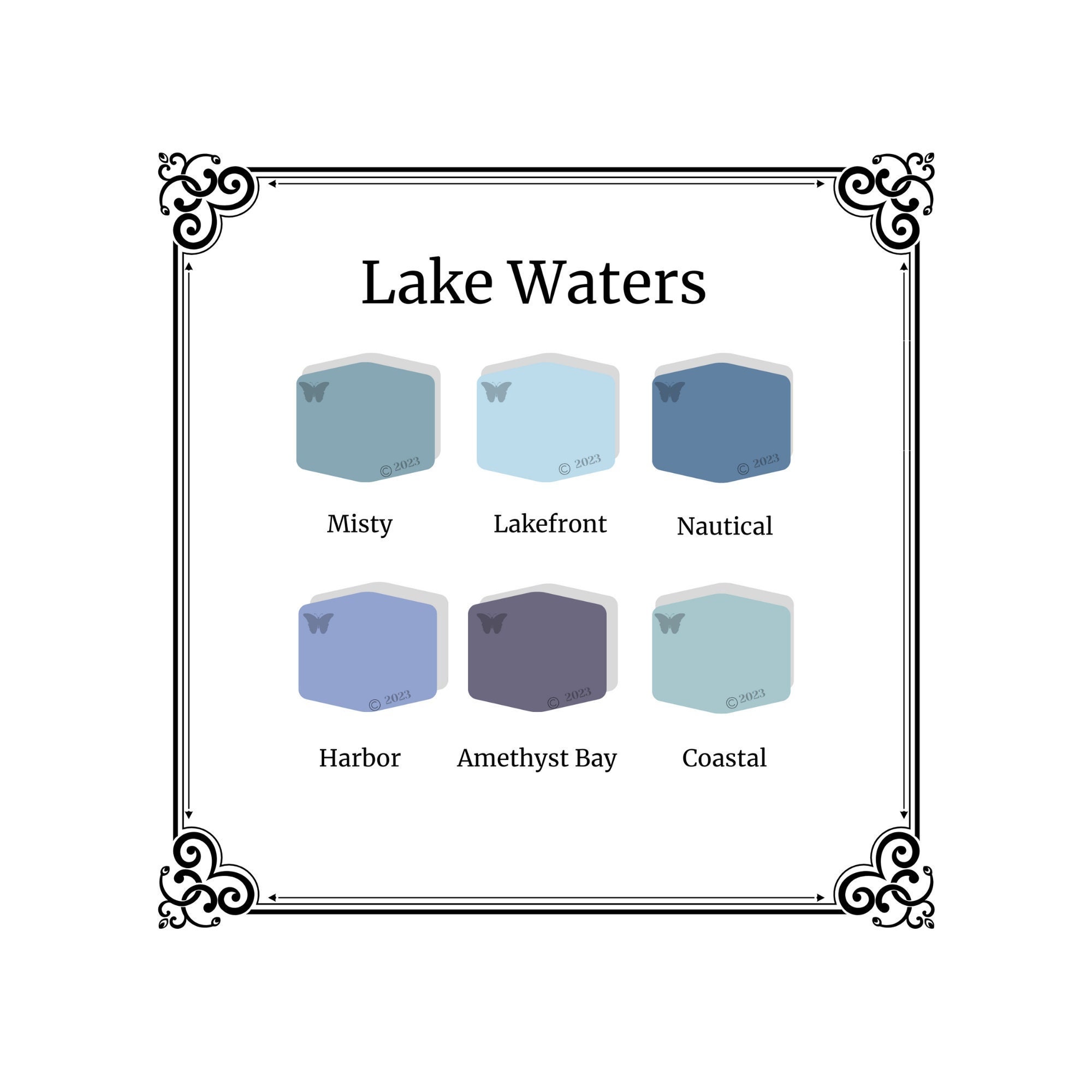Polymer Clay Color Mixing Tutorial Cool Lake Water Palette Souffle DIY ...
