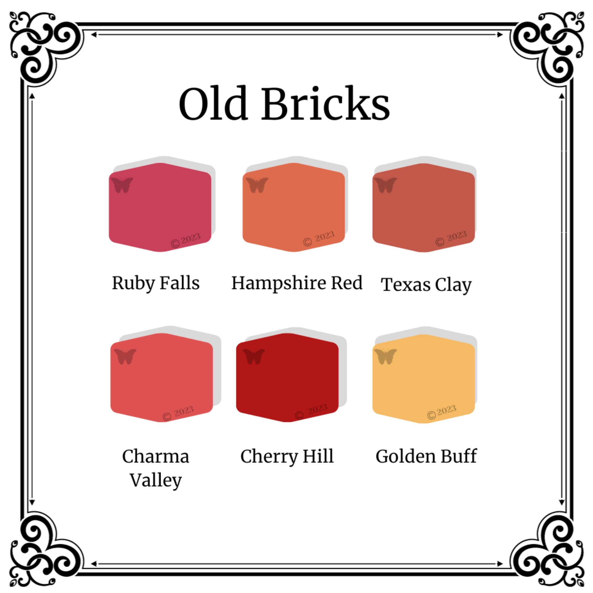 Polymer Clay Color Mixing Tutorial | Warm Old Bricks Color Palette ...