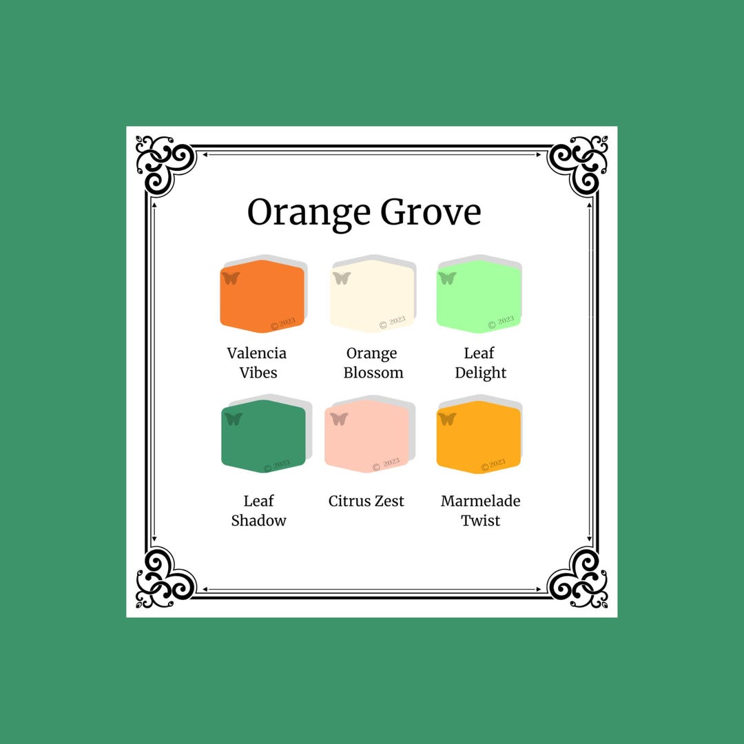 Polymer Clay Color Mixing Tutorial | Vibrant Orange Grove Palette ...