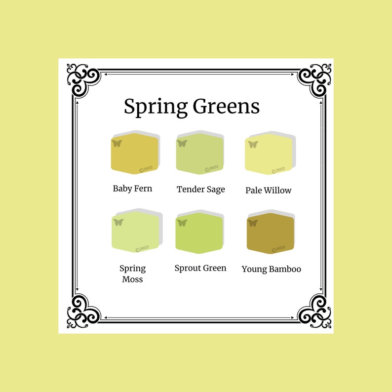 Polymer Clay Color Mixing Tutorial | Soft Greens of Spring Color ...
