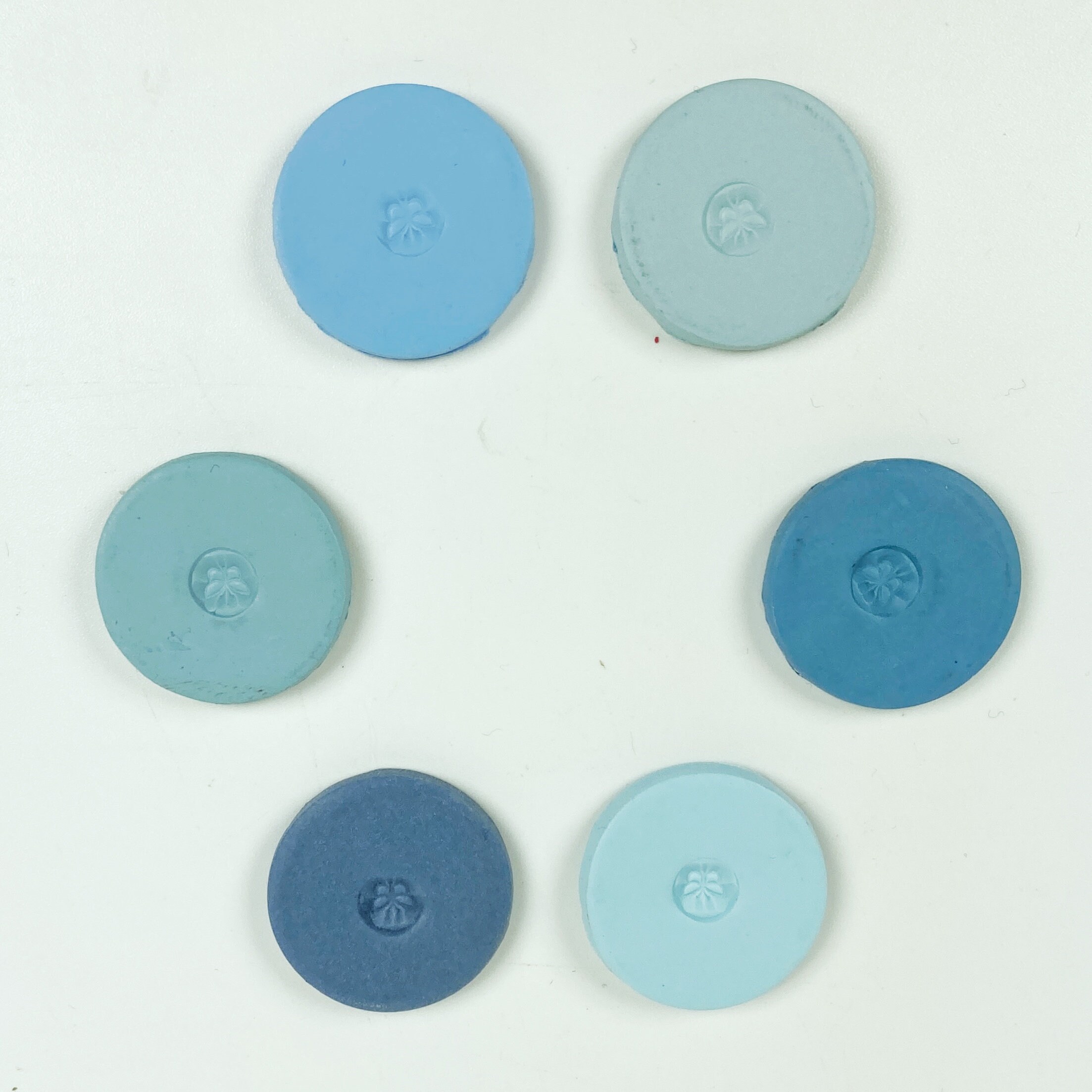 Polymer Clay Color Mixing Tutorial | Cool Lake Water Color Palette ...