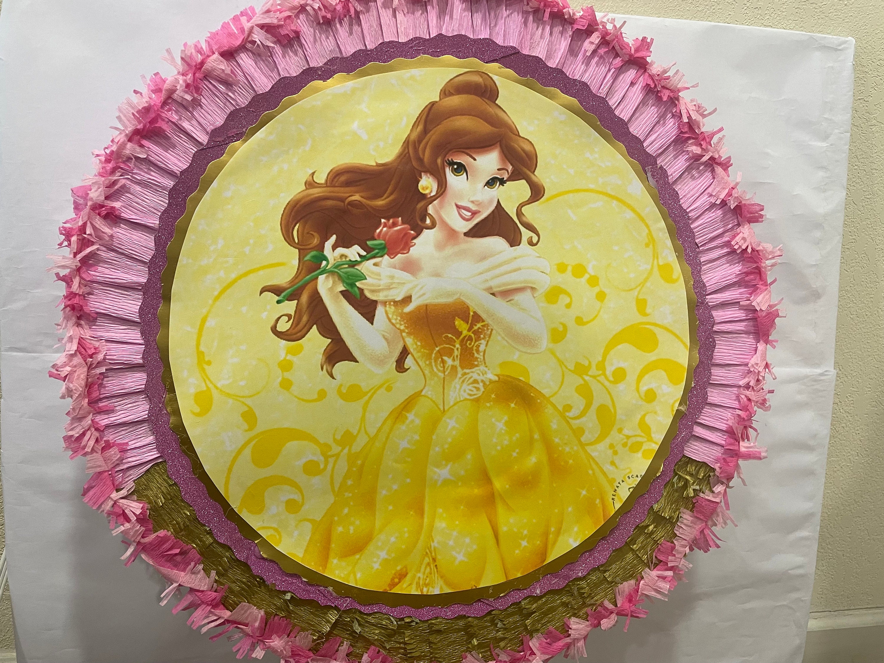 PRINCESS BELLE PINATAS - Etsy