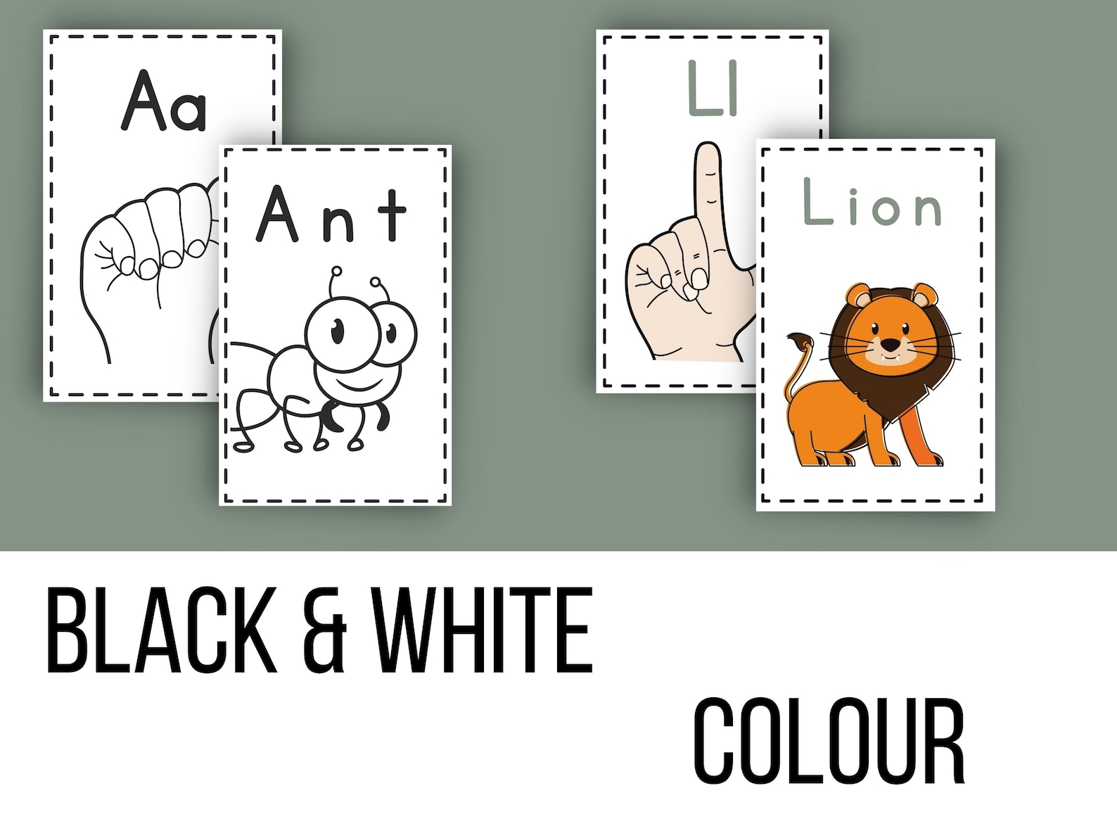 American Sign Language Alphabet Flashcards | ASL Classroom Posters ...