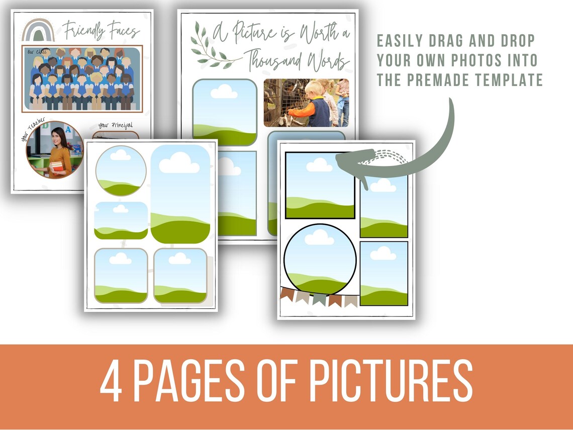 End of the Year Newsletter Template | Modern School Newsletter Digital ...