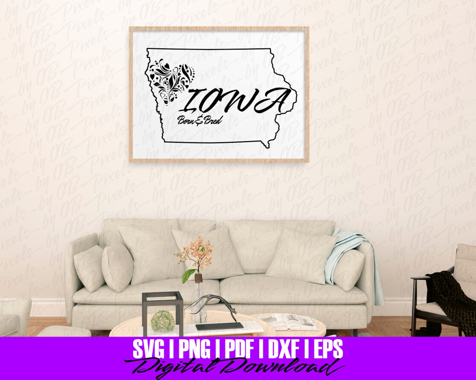 Iowa SVG, Iowa SVG File, Instant Download, Iowa Cut File, SVG File for ...