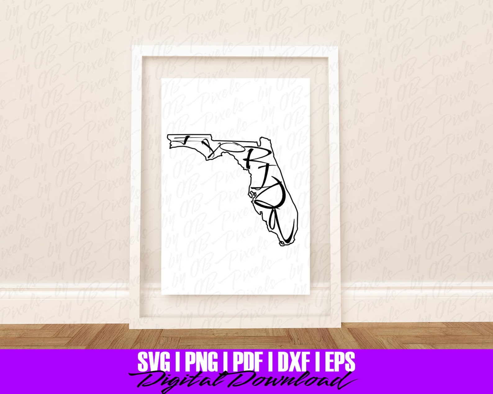 Florida SVG, Florida SVG File, Instant Download, Florida Cut File, SVG ...