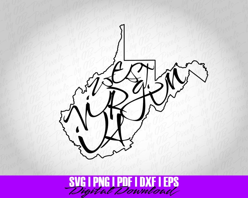 West Virginia SVG West Virginia SVG File Instant Download - Etsy