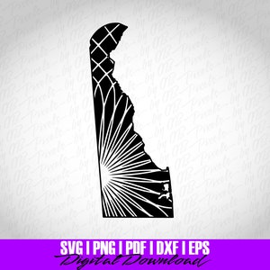 Delaware SVG Delaware SVG File Instant Download Delaware - Etsy