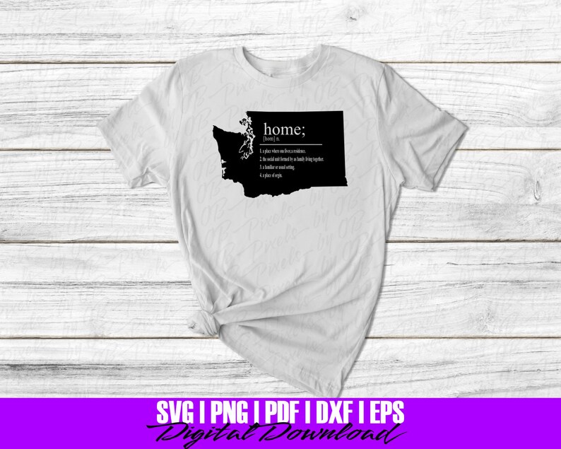 Washington SVG Washington SVG File Instant Download - Etsy