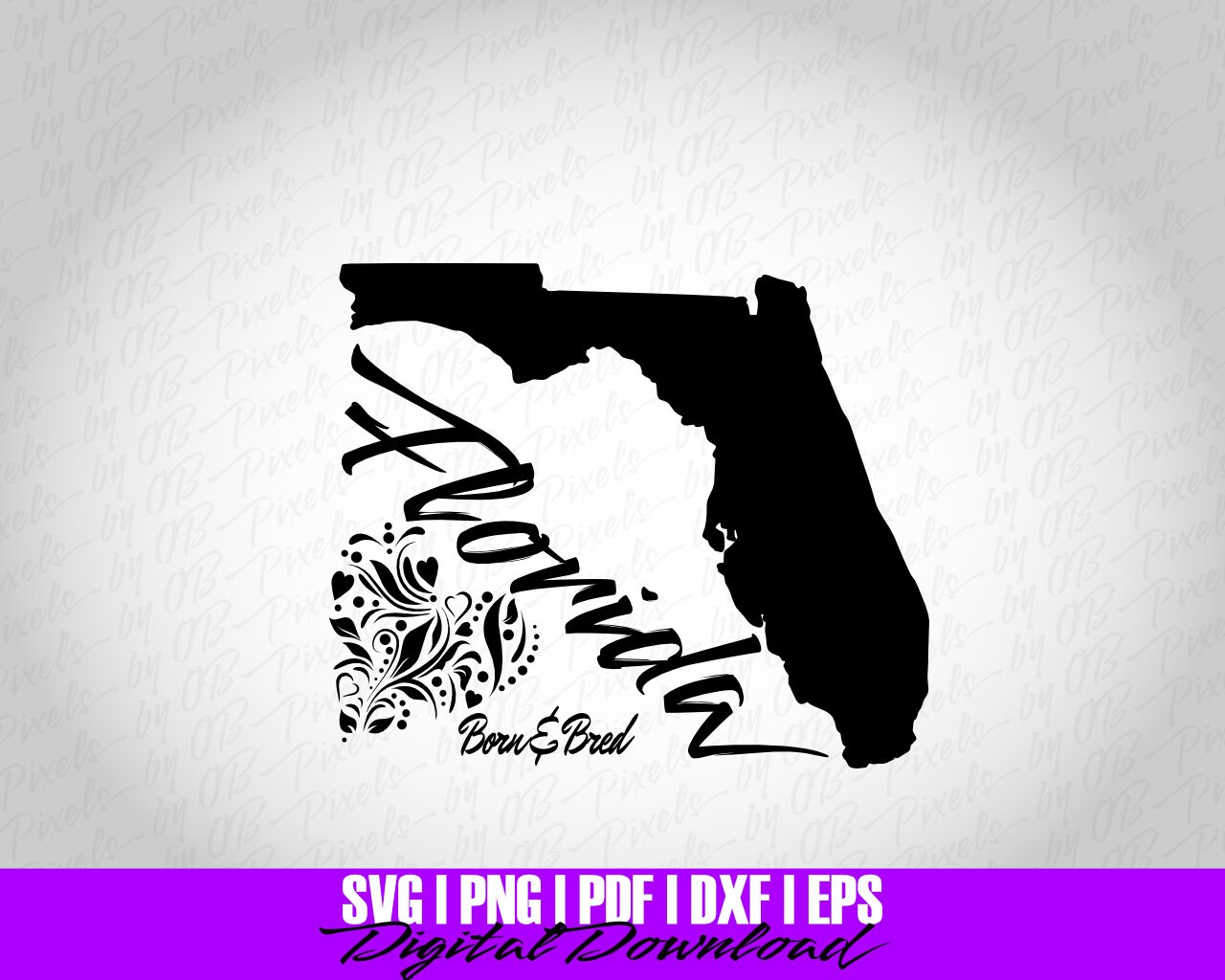 Florida SVG, Florida SVG File, Instant Download, Florida Cut File, SVG ...