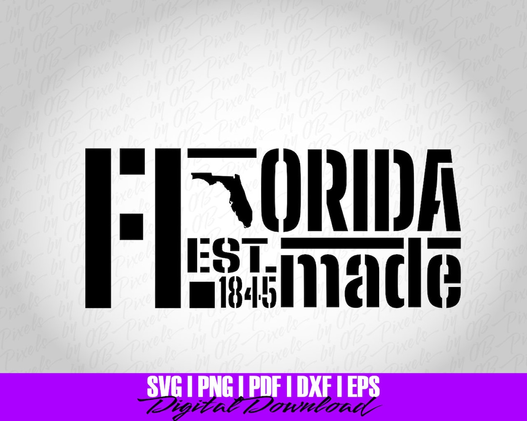 Florida SVG, Florida SVG File, Instant Download, Florida Cut File, SVG ...