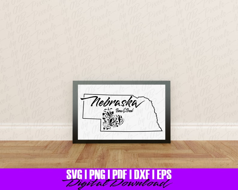 Nebraska SVG, Nebraska SVG File, Descarga instantánea, Nebraska Cut ...