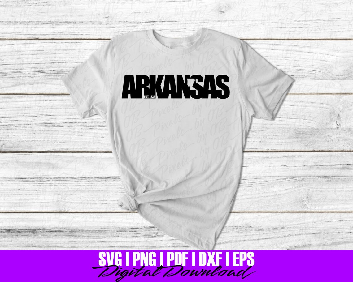 Arkansas SVG, Arkansas SVG File, Instant Download, Arkansas Cut File ...