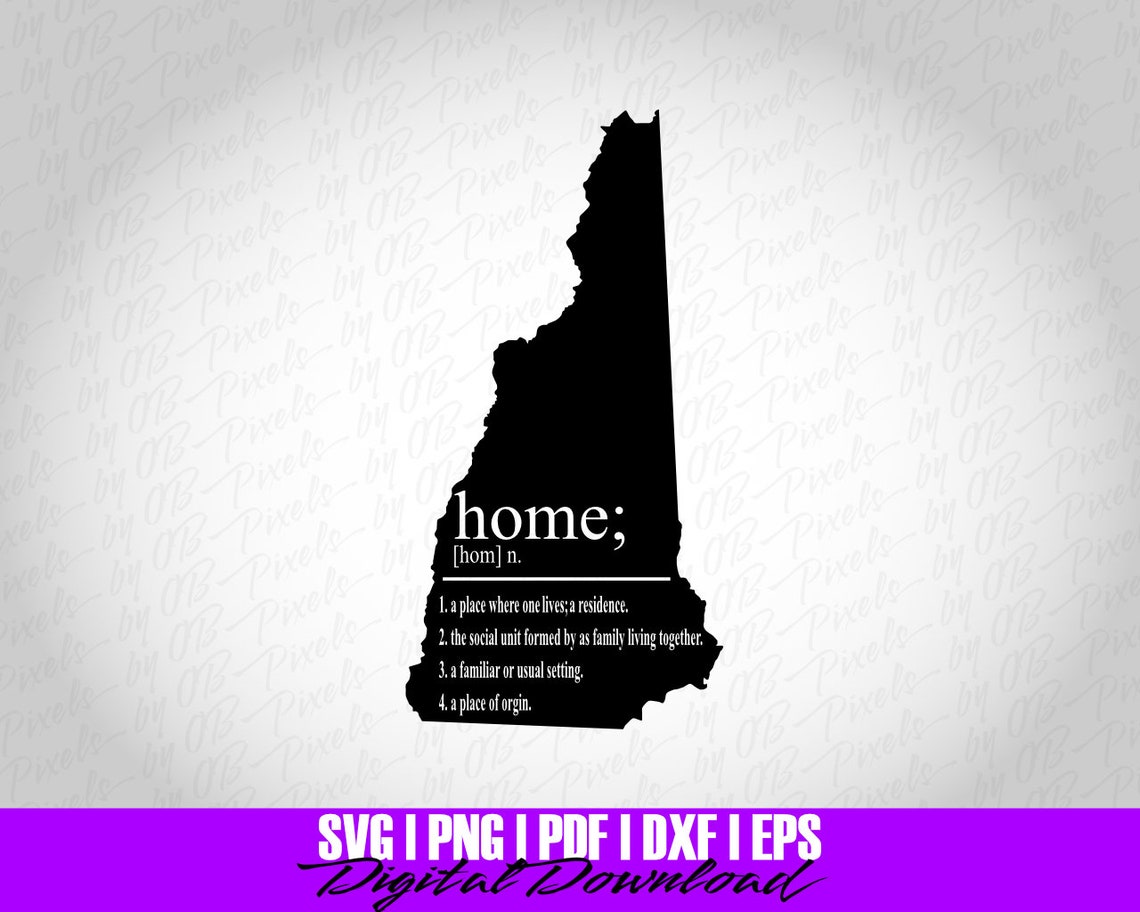 New Hampshire SVG, New Hampshire SVG File, Instant Download, New ...