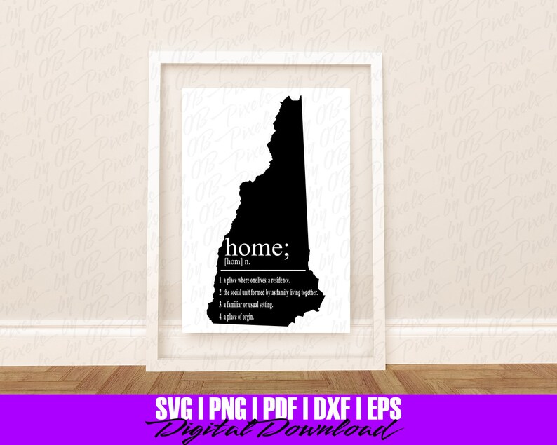 New Hampshire SVG, New Hampshire SVG File, Instant Download, New ...
