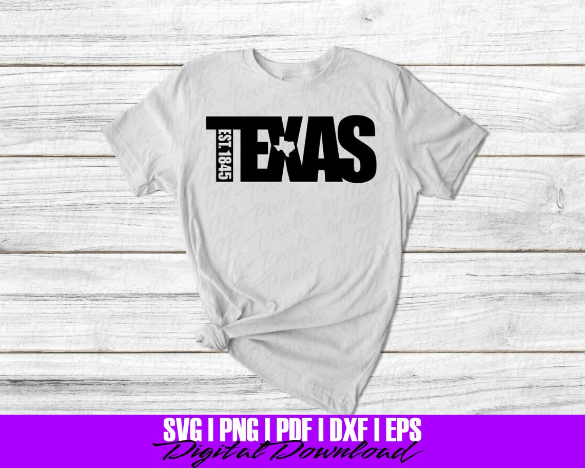 Texas SVG, Texas SVG File, Instant Download, Texas Cut File, SVG File ...