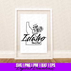 Idaho SVG, Idaho SVG File, Instant Download, Idaho Cut File, SVG File ...