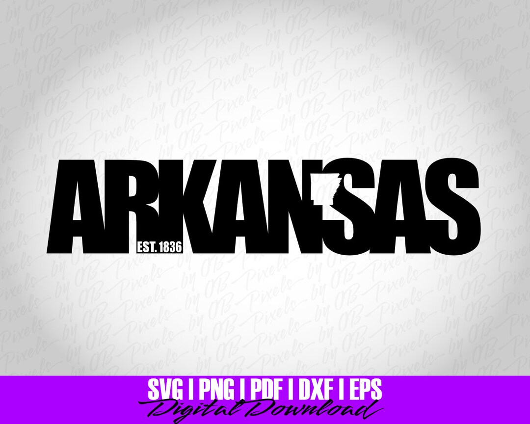 Arkansas SVG, Arkansas SVG File, Instant Download, Arkansas Cut File ...