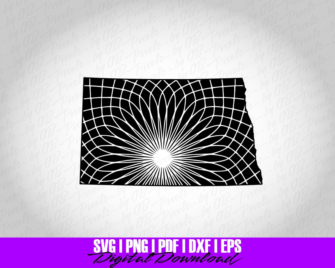 North Dakota SVG, North Dakota SVG File, Instant Download, North Dakota ...