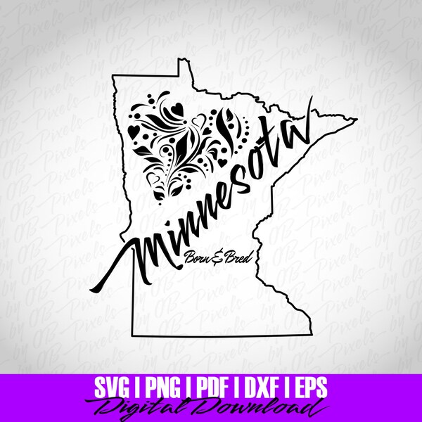 Minnesota Svg - Etsy