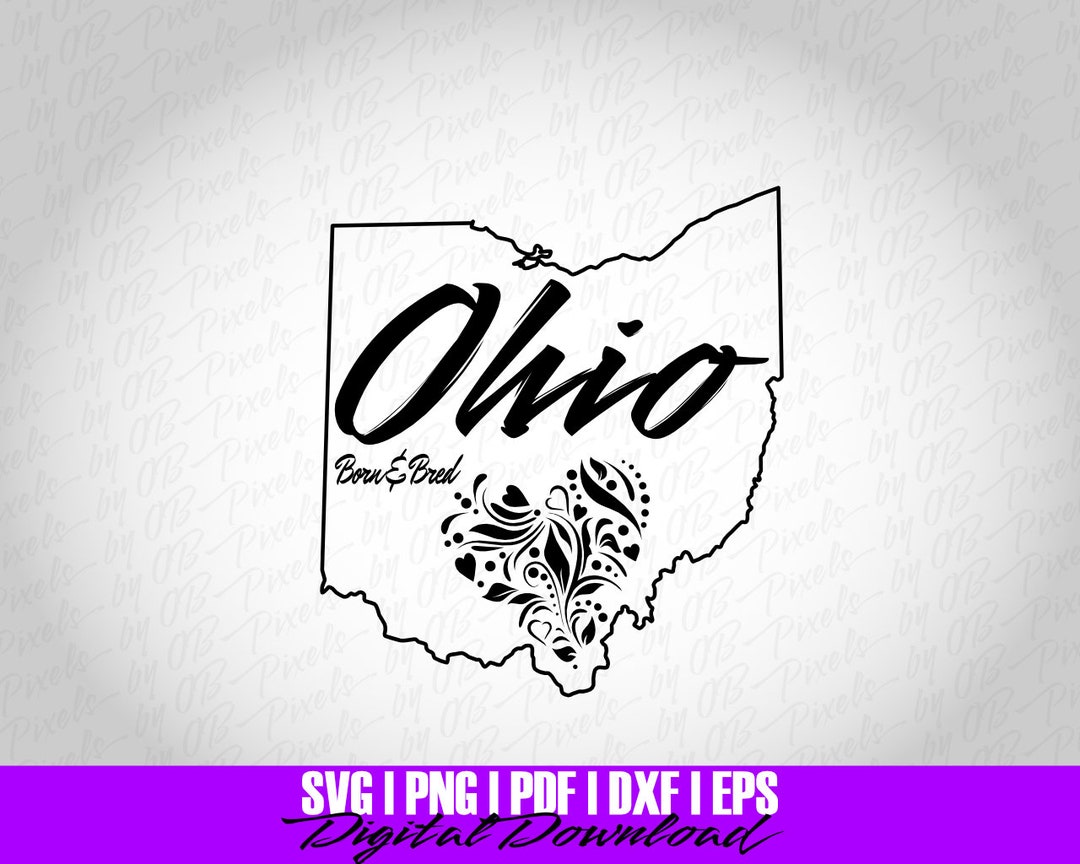 Ohio SVG Ohio SVG File Instant Download Ohio Cut File SVG - Etsy Australia