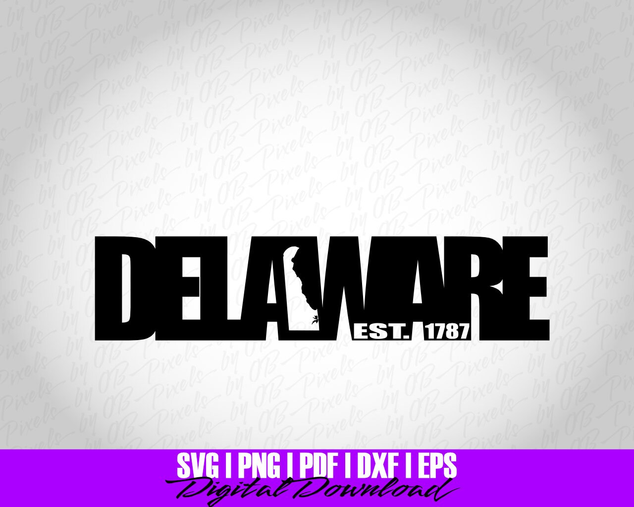 Delaware SVG, Delaware SVG File, Instant Download, Delaware Cut File ...