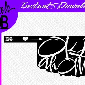 Oklahoma SVG Bundle, Oklahoma SVG File, Instant Download, Oklahoma Cut ...