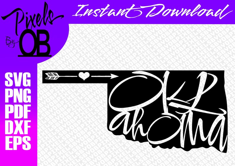 Oklahoma SVG Bundle, Oklahoma SVG File, Instant Download, Oklahoma Cut ...