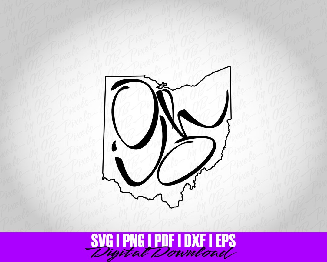 Ohio SVG Ohio SVG File Instant Download Ohio Cut File SVG - Etsy UK