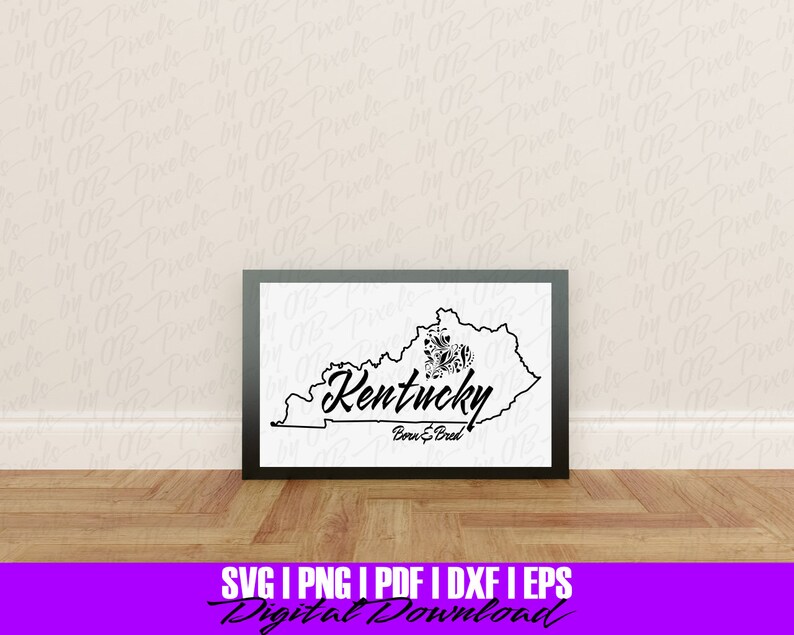 Kentucky SVG Kentucky SVG File Instant Download Kentucky - Etsy