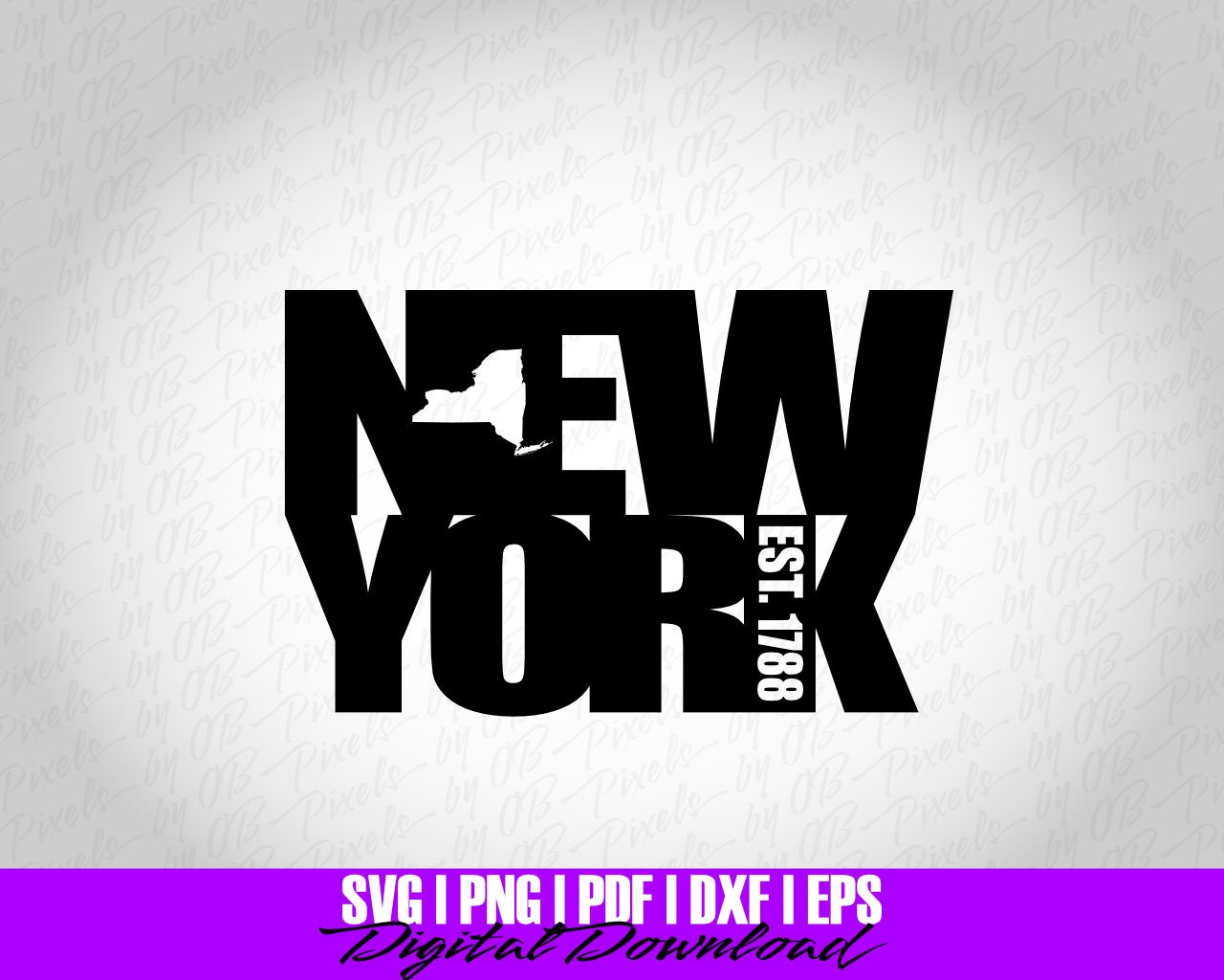 New York SVG, New York SVG File, Instant Download, New York Cut File ...