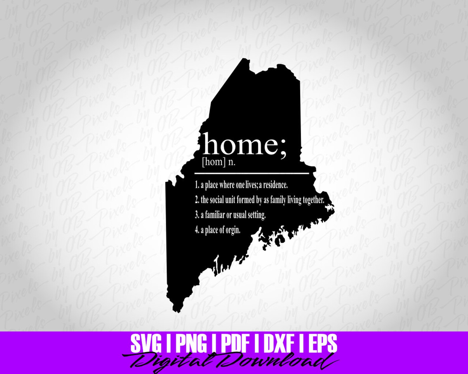 Maine SVG, Maine SVG File, Instant Download, Maine Cut File, SVG File ...