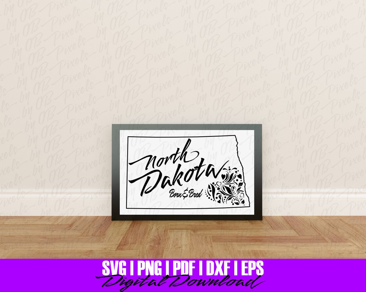 North Dakota SVG, North Dakota SVG File, Instant Download, North Dakota ...