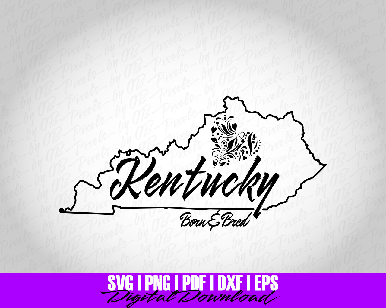 Kentucky SVG, Kentucky SVG File, Instant Download, Kentucky Cut File ...