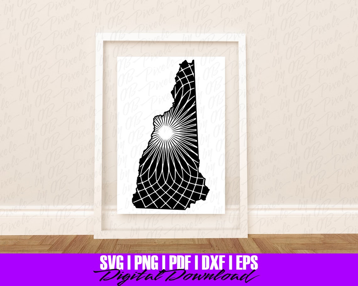 New Hampshire SVG, New Hampshire SVG File, Instant Download, New ...