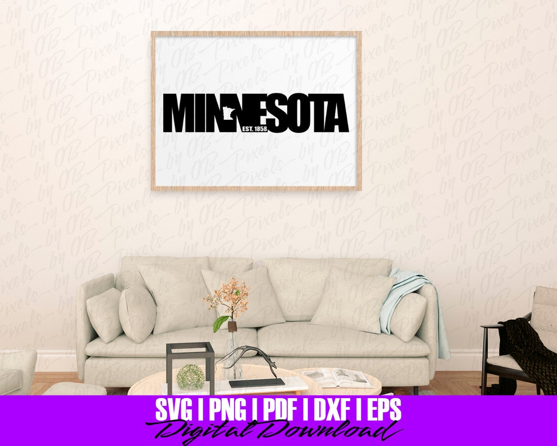 Minnesota SVG Minnesota SVG File Instant Download Minnesota - Etsy