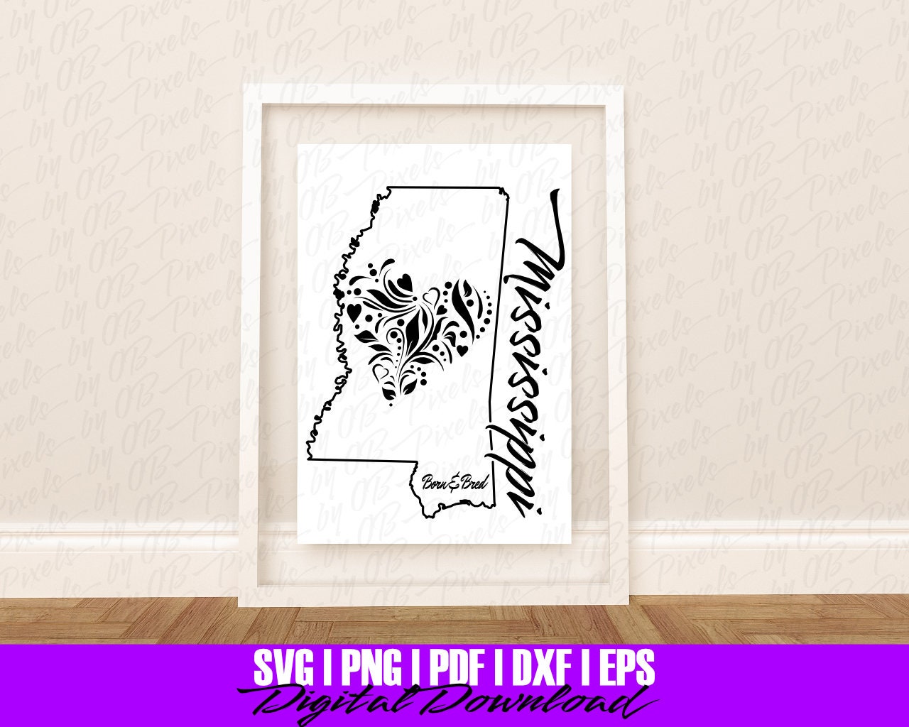 Mississippi SVG, Mississippi SVG File, Instant Download, Mississippi ...