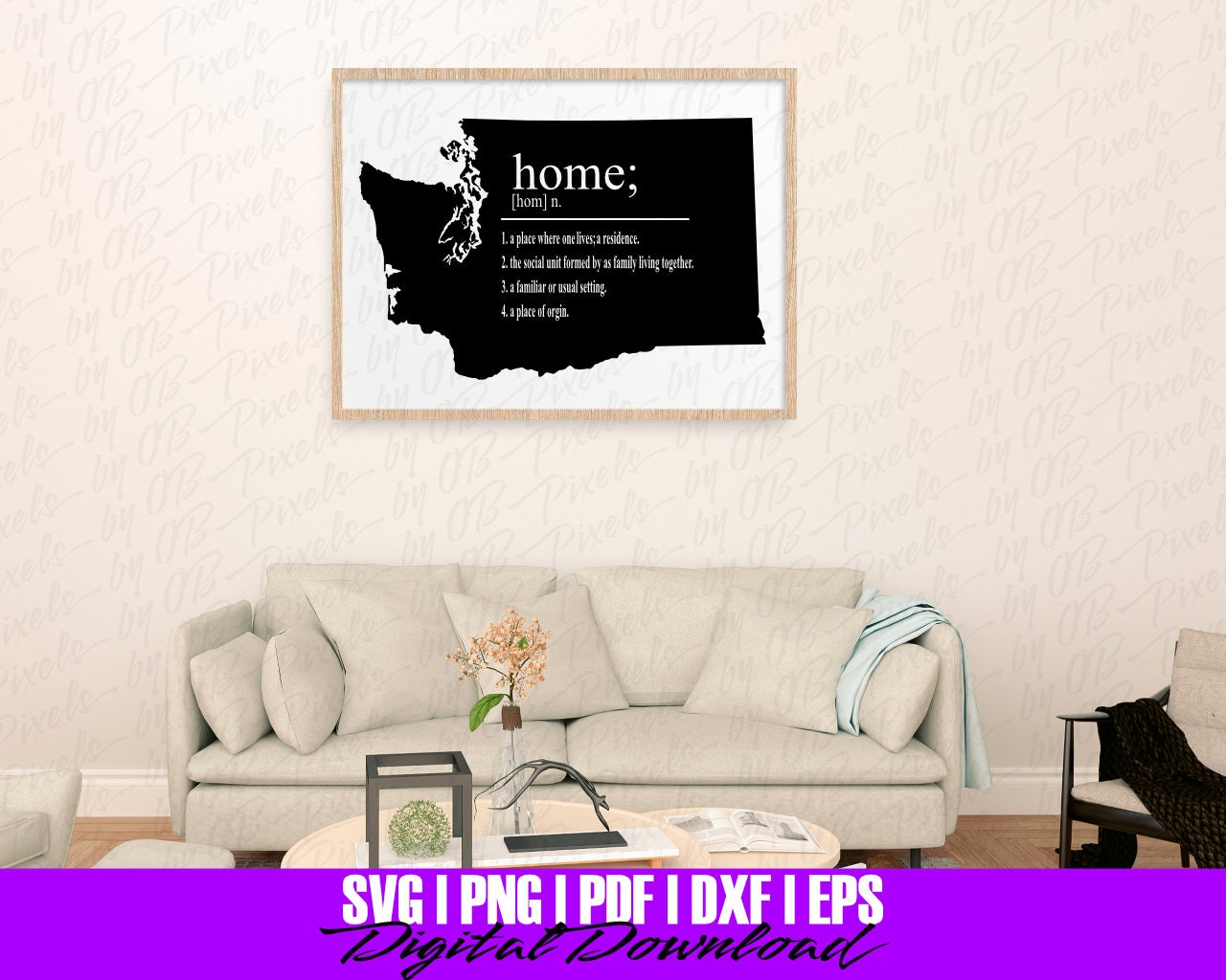 Washington SVG, Washington SVG File, Instant Download, Washington Cut ...