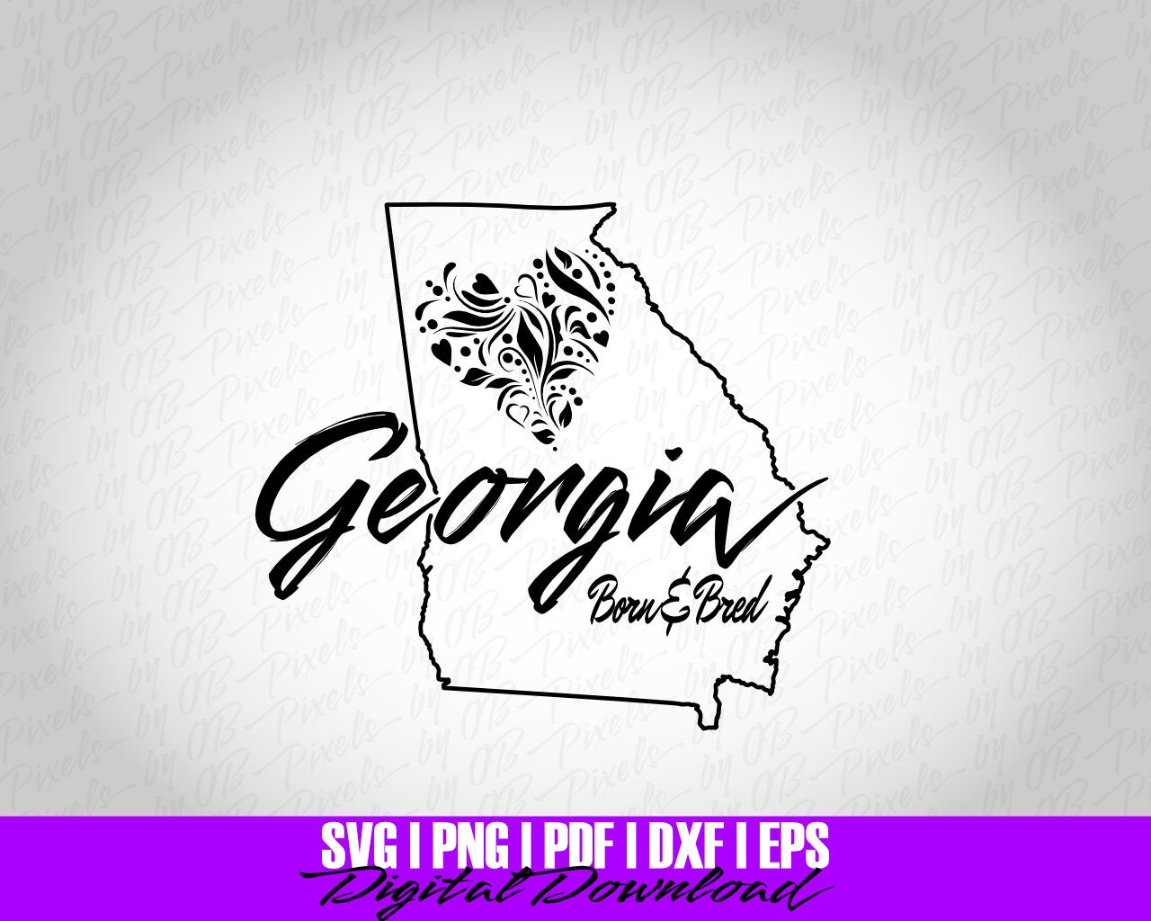 Georgia SVG, Georgia SVG File, Instant Download, Georgia Cut File, SVG ...