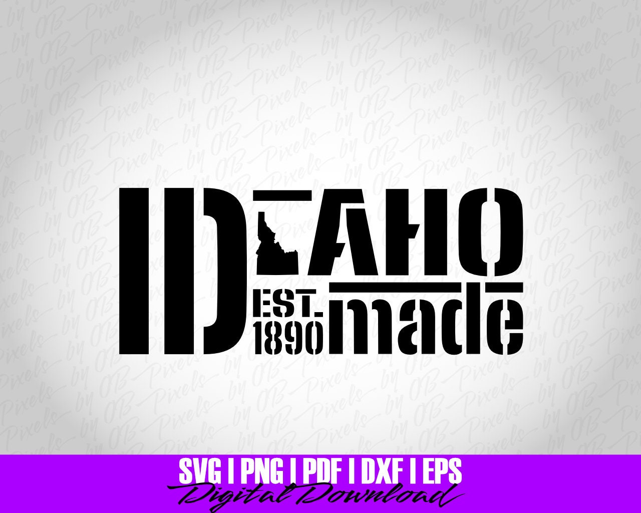 Idaho SVG, Idaho SVG File, Instant Download, Idaho Cut File, SVG File ...