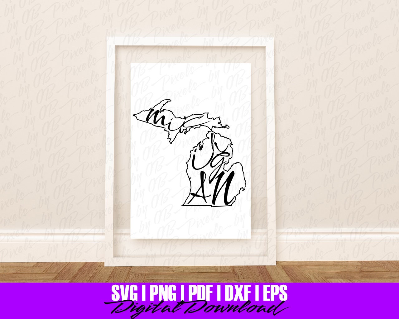 Michigan SVG, Michigan SVG File, Instant Download, Michigan Cut File ...
