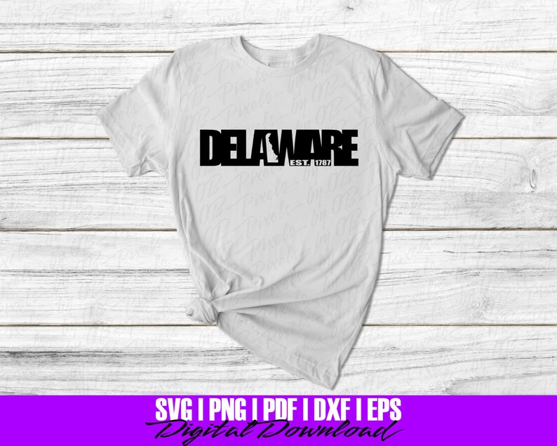 Delaware SVG, Delaware SVG File, Instant Download, Delaware Cut File ...